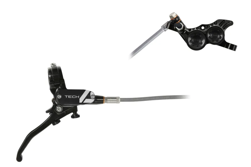 Hope Tech4 V4 Brakes Black/Black - BRAIDED